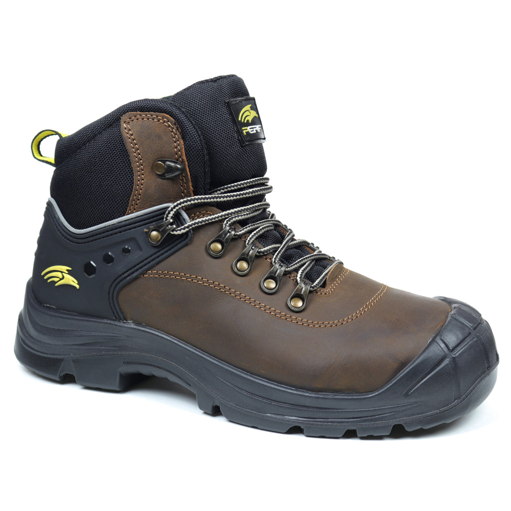 Perf - Torsion Pro - Safety Hiker Boots c/w Cap - Brown – The Garden ...